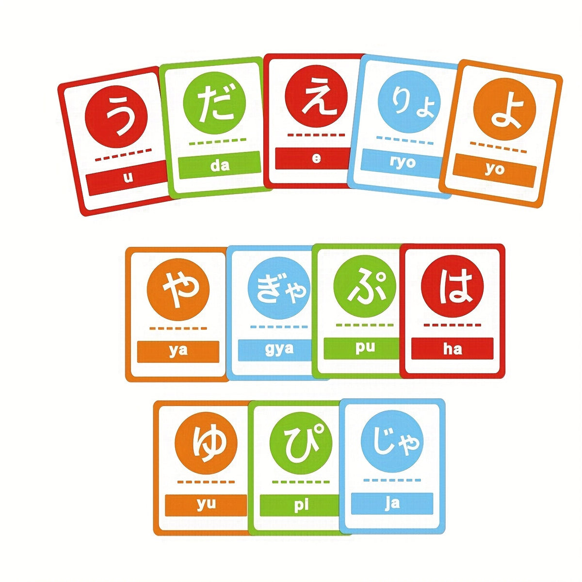 Hiragana Cards, Katakana, Kanji, Vocabulary, Flashcards for – SS69
