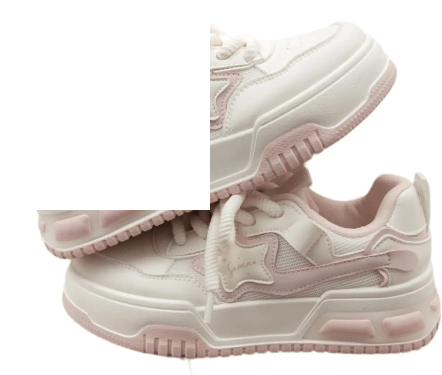 - Star Shoes Walking Sneakers Y2K Platform Chunky Aesthetic – SS69